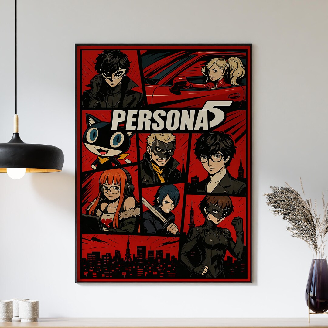 Persona 5 Poster - Game Print - Etsy
