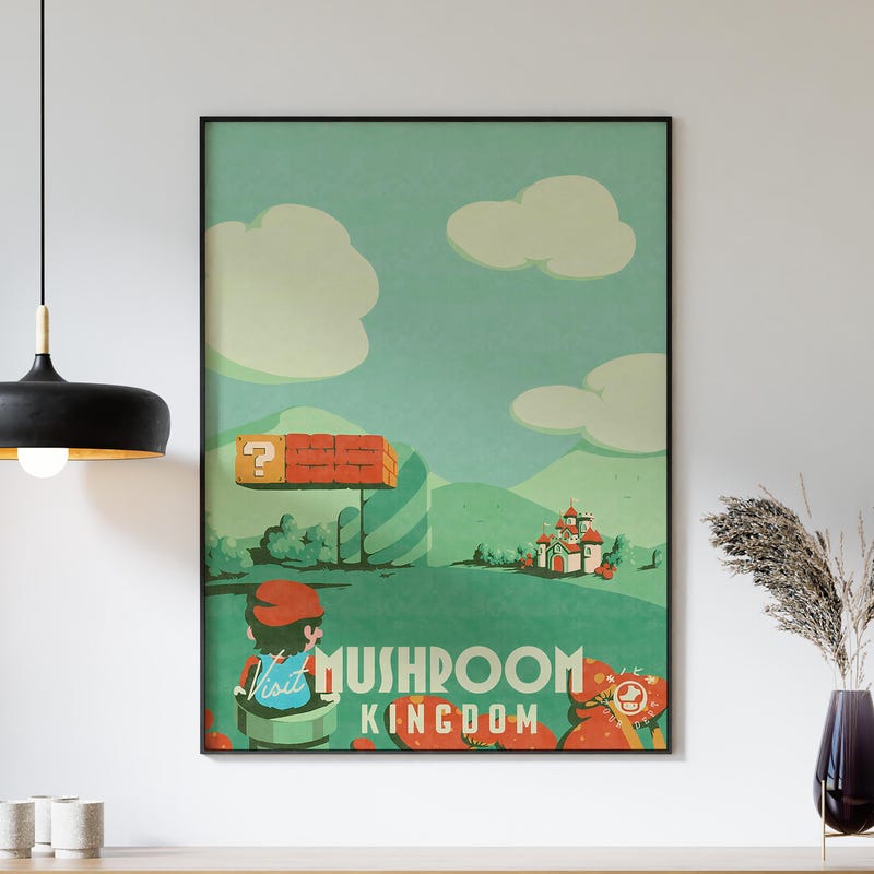 Super Mario Poster - Etsy