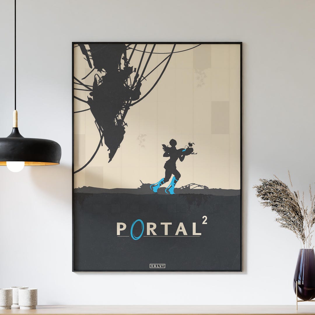 Portal Poster Game Print - Etsy