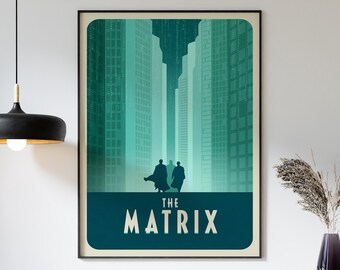 The Matrix Poster the Matrix Movie Poster the Matrix Print Vintage Wall ...