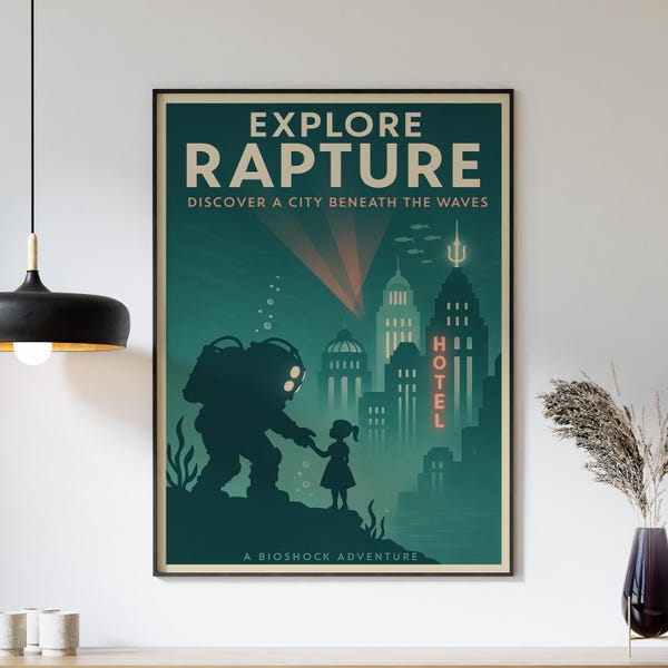 Bioshock Poster - Etsy UK
