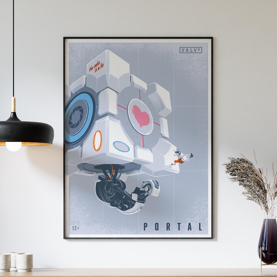 Portal Poster - Game Print - Etsy
