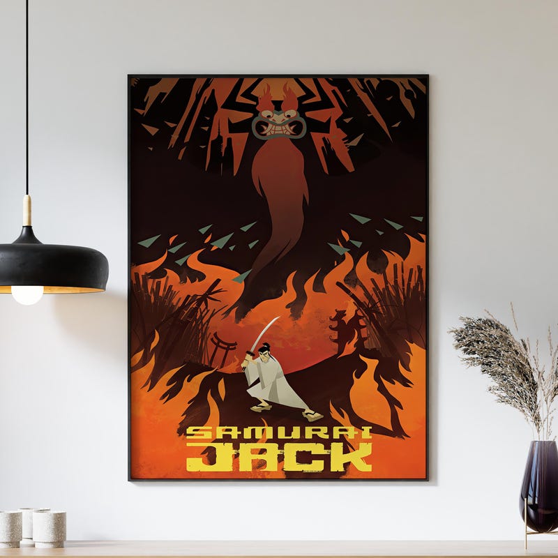 Samurai Jack Art - Etsy