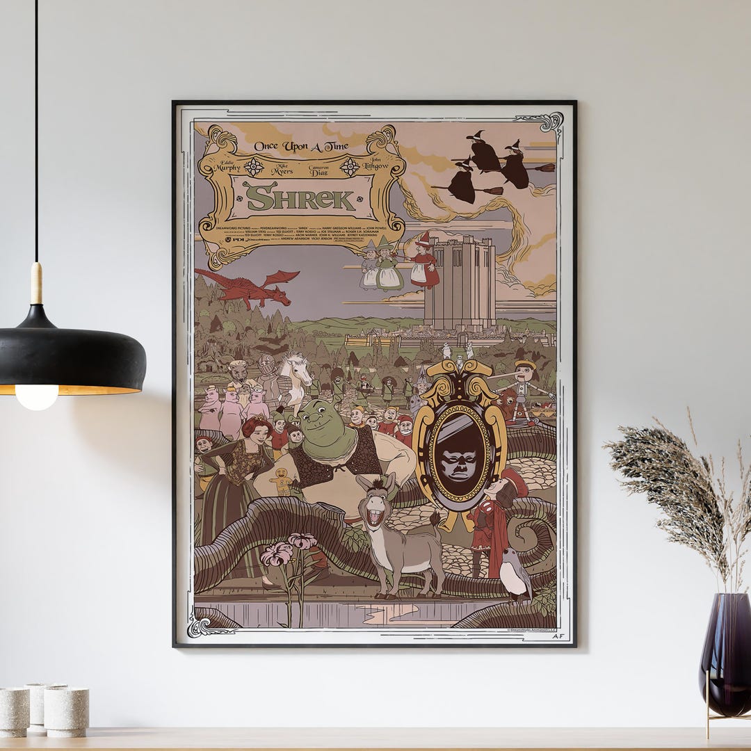 Shrek Poster - Movie Print - Etsy