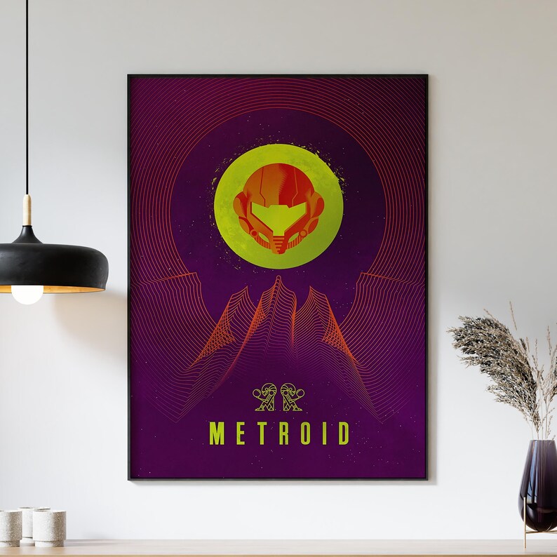 Metroid Prime Poster - Game Print - Etsy