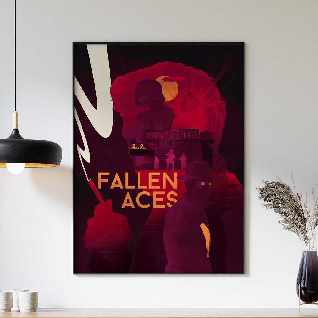 Fallen Aces Poster - Game Print - Etsy