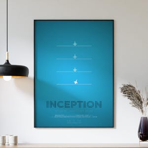 Inception Poster - Inception Print - Movie Print - Etsy
