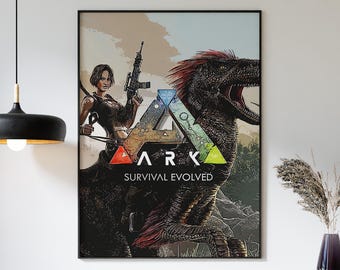 ARK Survival Ascended Game Info, Video Game Art, Gaming Poster Print ...