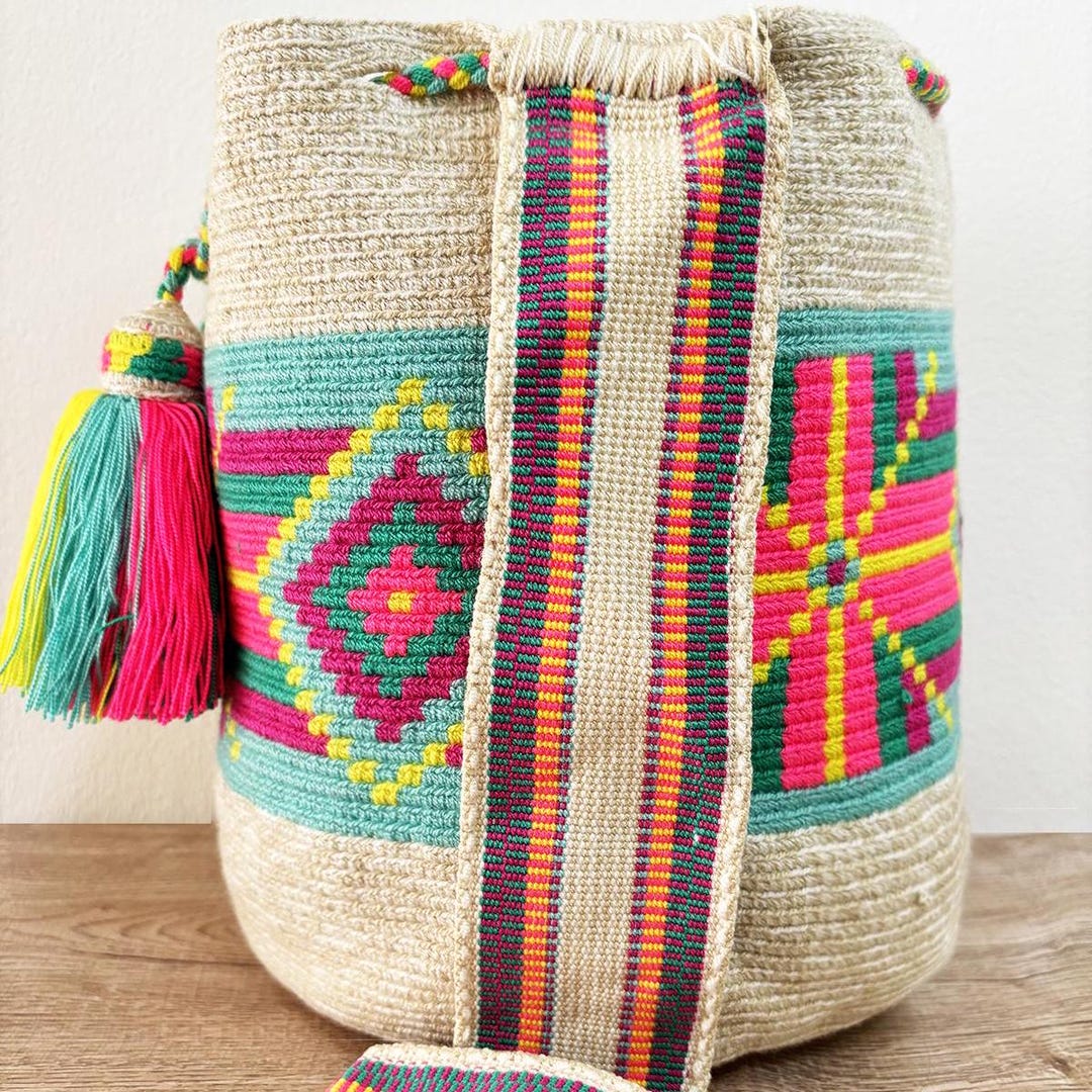 Wayuu Bag,wayuu Mochila Bag,wayúu,handmade Bag,handwoven Bag,colombian ...