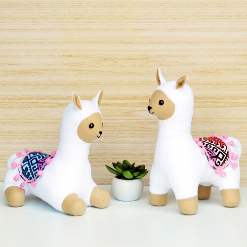 Alpaca Twins Sewing Pattern PDF Alpaca Softie Pattern | Etsy