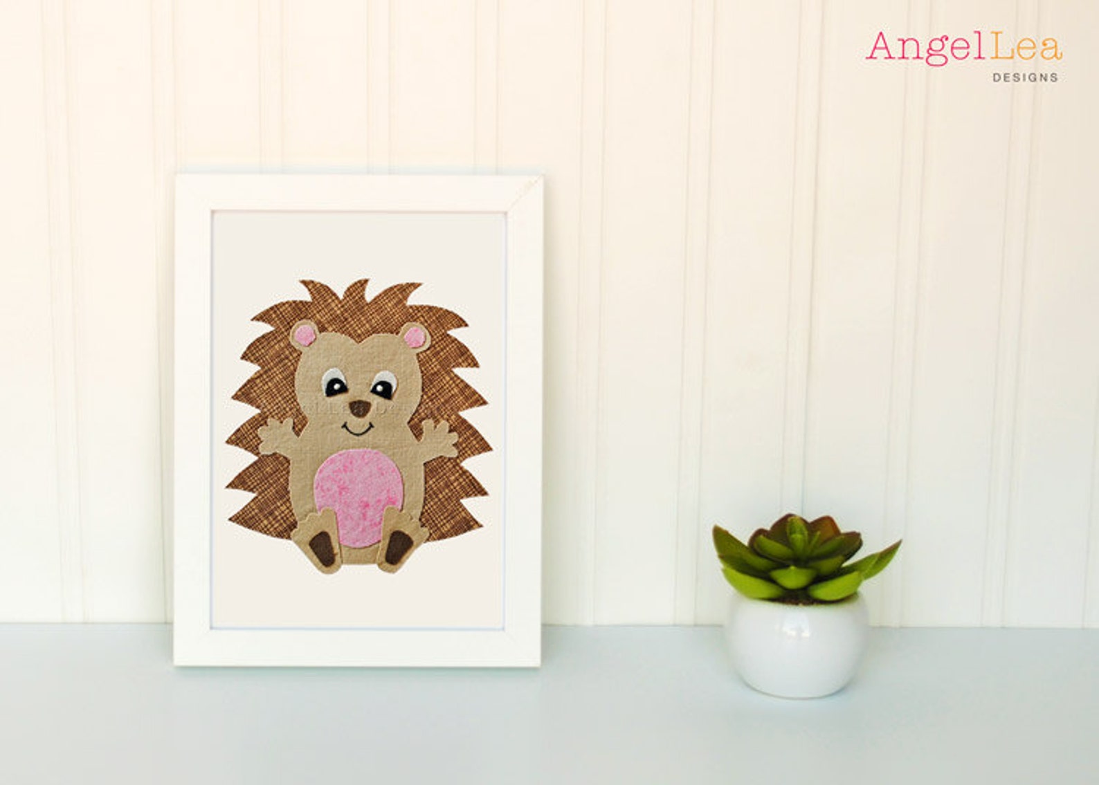 Hedgehog Applique Template PDF Baby Hedgehog Applique Pattern - Etsy
