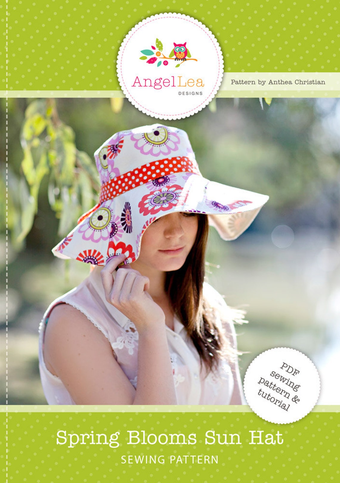 Womens Sun Hat Pattern. Spring Blooms Sunhat PDF Sewing - Etsy