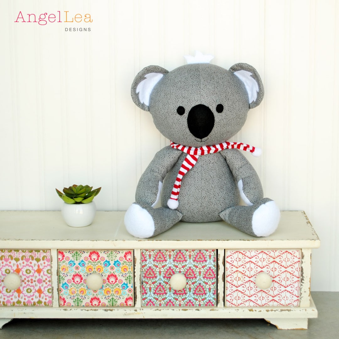 Koala Sewing Pattern Koala Softie PDF Sewing Pattern Stuffed Animal ...