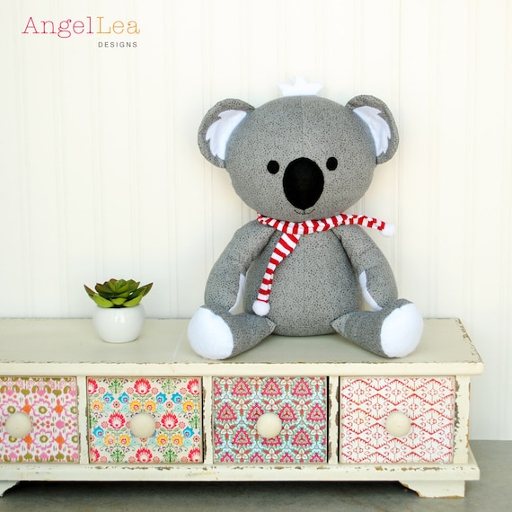 Koala Sewing Pattern Koala Softie PDF Sewing Pattern Stuffed - Etsy