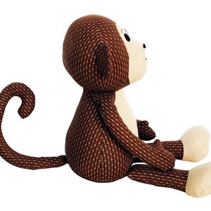Monkey PDF Sewing Pattern. Mack the Monkey Stuffed Animal Pattern - Etsy