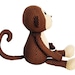 Monkey PDF Sewing Pattern. Mack the Monkey Stuffed Animal Pattern - Etsy