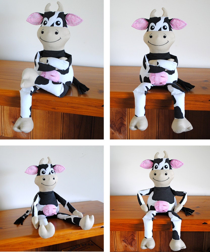 Cow Pattern. Cleo the Cow Stuffed Cow Pattern PDF Cow Sewing | Etsy Canada