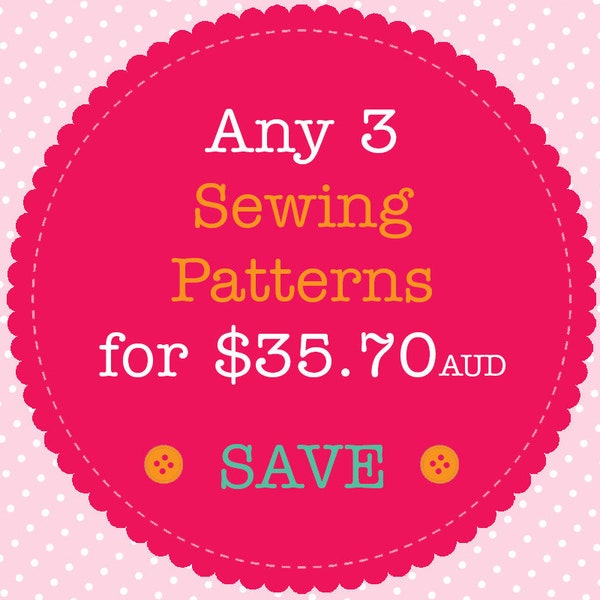 Pdf Sewing Patterns - Etsy Australia
