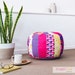 Patchwork Pouf PDF Sewing Pattern Moroccan Ottoman Pattern - Etsy