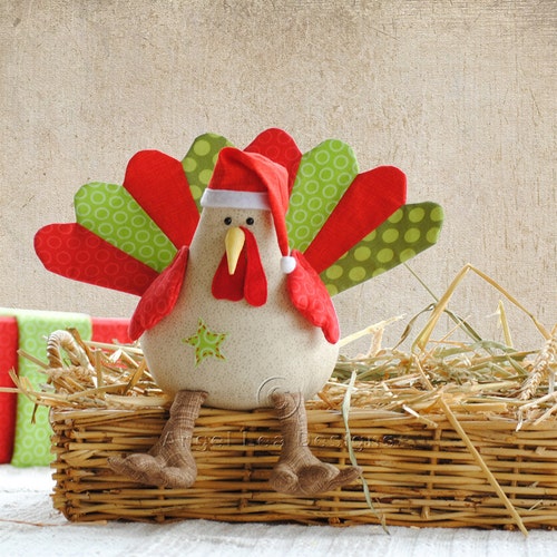 Turkey Softie Pattern. Tommy the Turkey Softie Sewing Pattern - Etsy