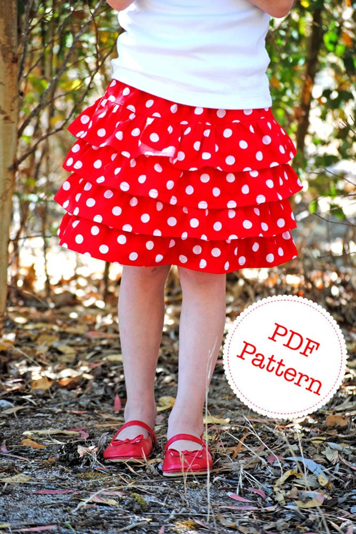 Ruffle Skirt Pattern. PDF Sewing Pattern and Tutorial for Lexi - Etsy