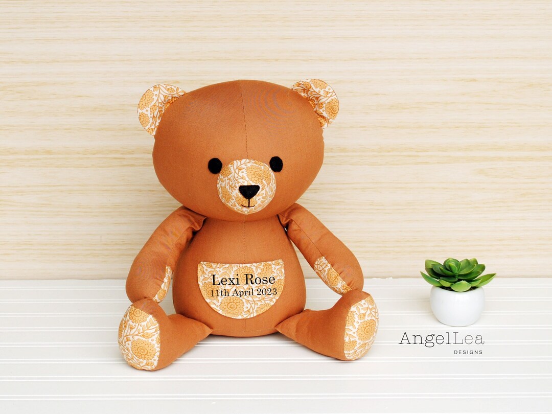 Keepsake Bear PDF Sewing Pattern, Teddy Bear Stuffed Animal Pattern - Etsy