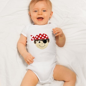 Pirate Applique Template PDF Applique Pattern Boy Pirate With Eye Patch ...