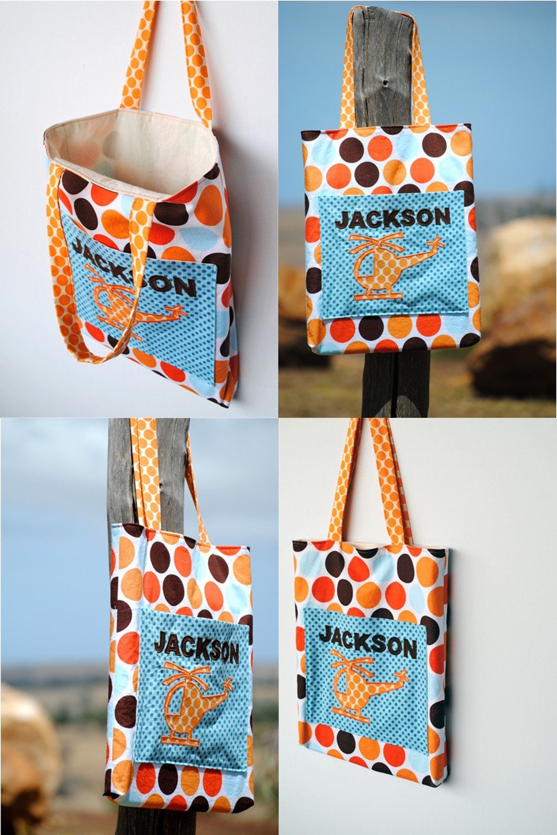 Library Tote Pattern. PDF Sewing Pattern for Personalised Tote. School ...