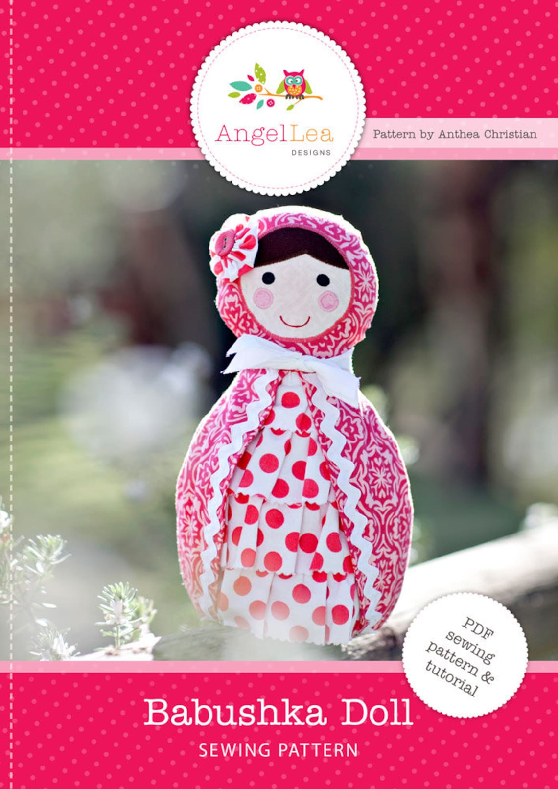 Babushka Doll Pattern. PDF Sewing Pattern. Home Decor, Doorstop, Softie ...
