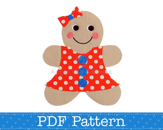Gingerbread Girl Template Color