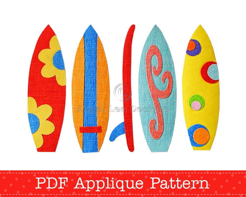 Surfboard Pattern Printable