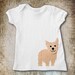 Yorkie Applique Template, Yorkshire Terrier Dog, DIY, Children, PDF ...