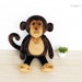 Monkey PDF Sewing Pattern. Mack the Monkey Stuffed Animal Pattern - Etsy