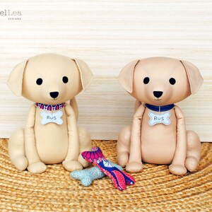 Dog Softie PDF Sewing Pattern. Rus the Dog Stuffed Animal Sewing ...