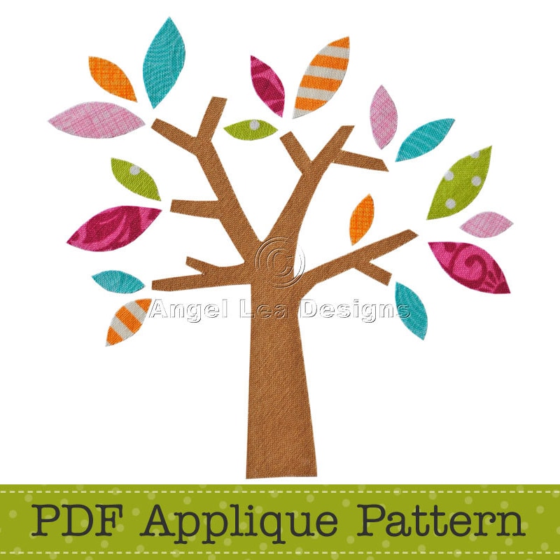 Tree Applique - Etsy