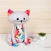Cat Softie PDF Sewing Pattern, Scrappy Paws Stuffed Animal Pattern ...
