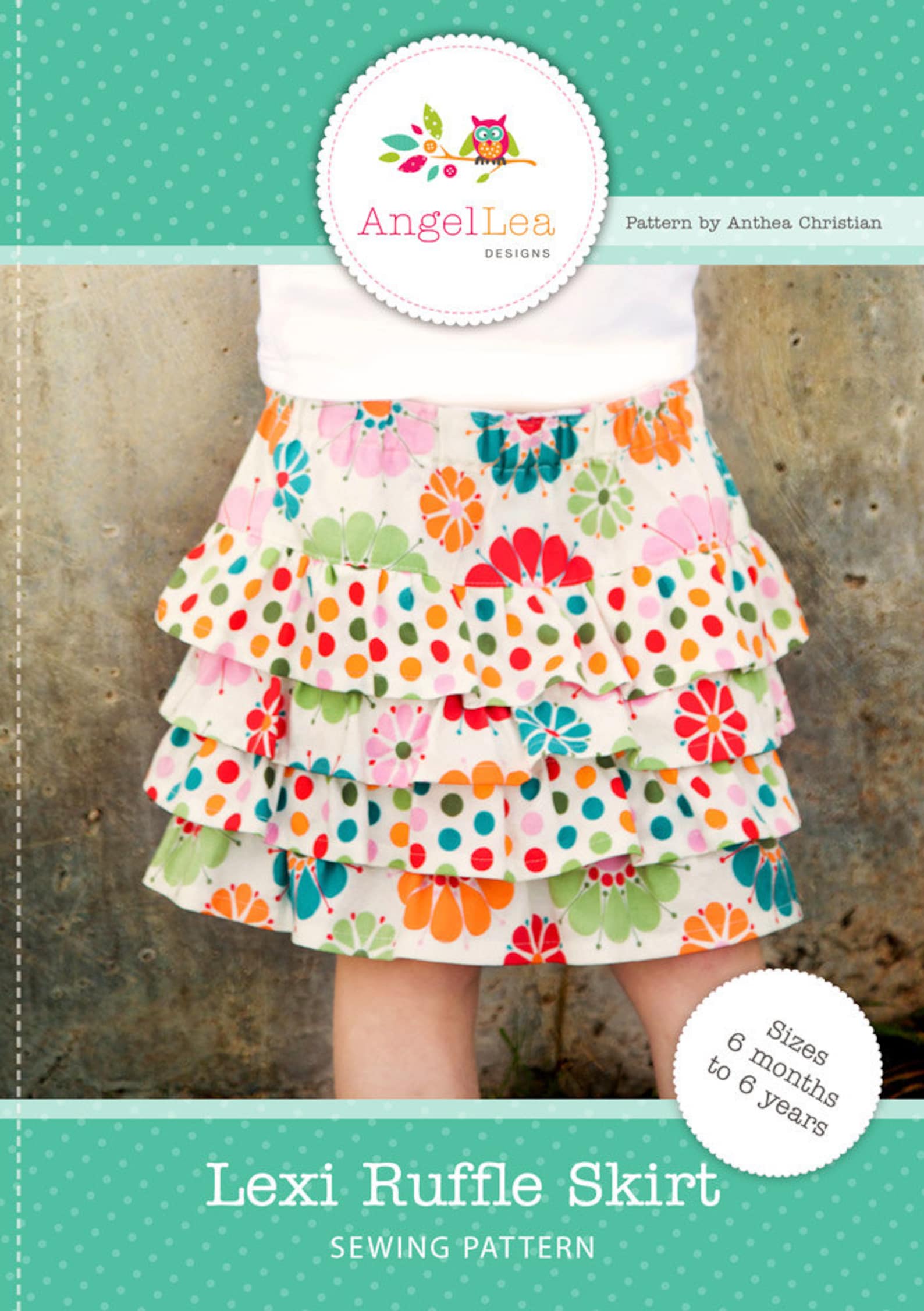 PDF Sewing Pattern and Tutorial for Lexi Ruffle Skirt, Make and Sell ...
