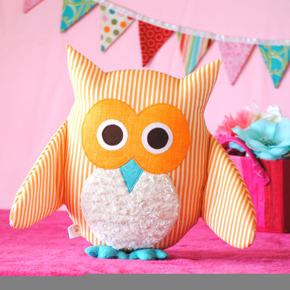 Owl Pattern. PDF Sewing Pattern for Owl Soft Toy Cushion - Etsy Canada