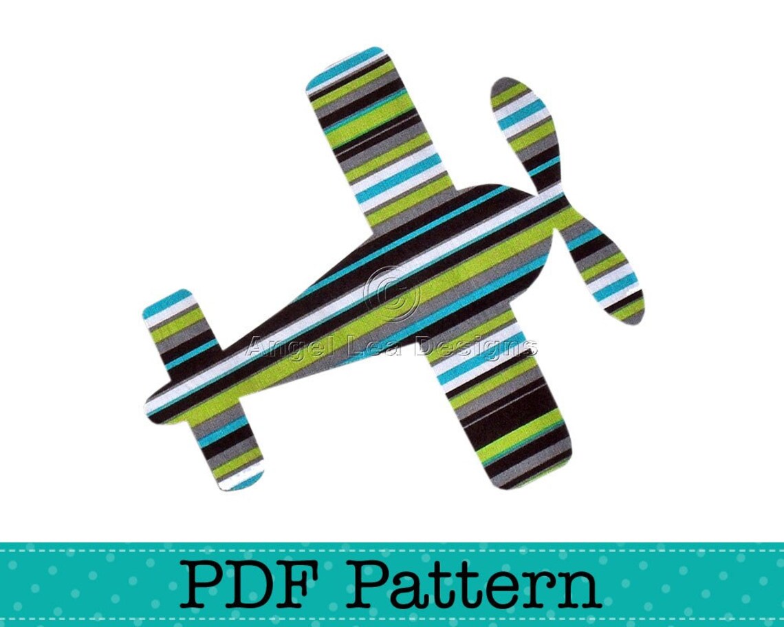 Aeroplane Applique Template Airplane Aircraft Transport - Etsy
