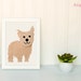 Yorkie Applique Template Yorkshire Terrier Dog DIY - Etsy