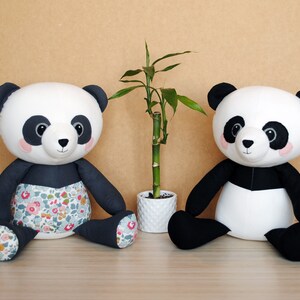 Panda Softie Sewing Pattern PDF Sewing Pattern Panda Stuffed Animal ...