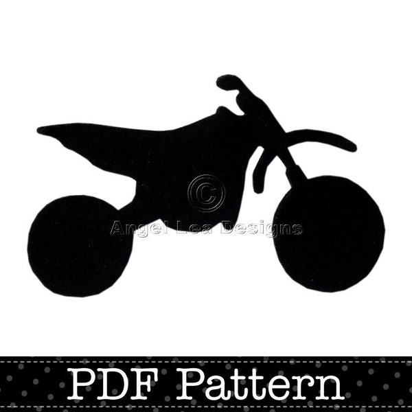 Dirt Bike Applique - Etsy