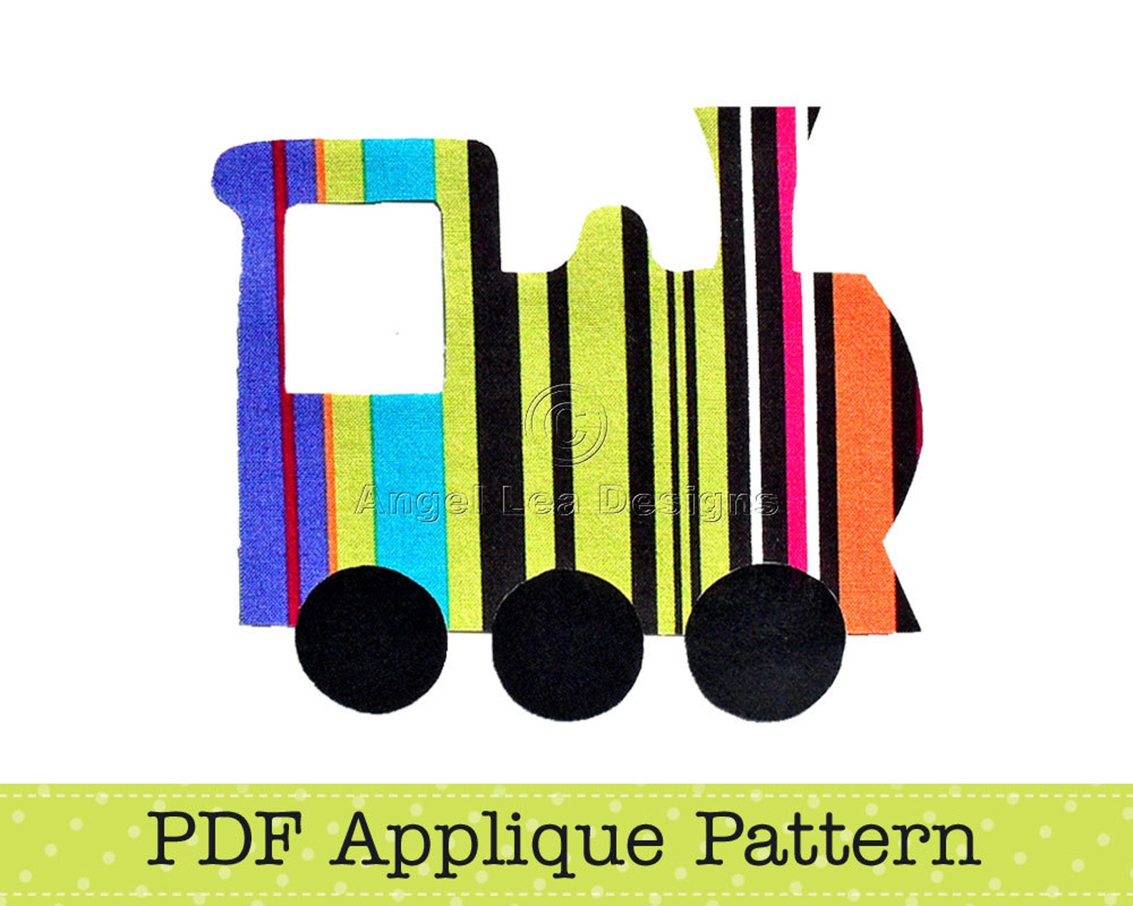 Train Applique Template Transport DIY Children PDF Pattern - Etsy