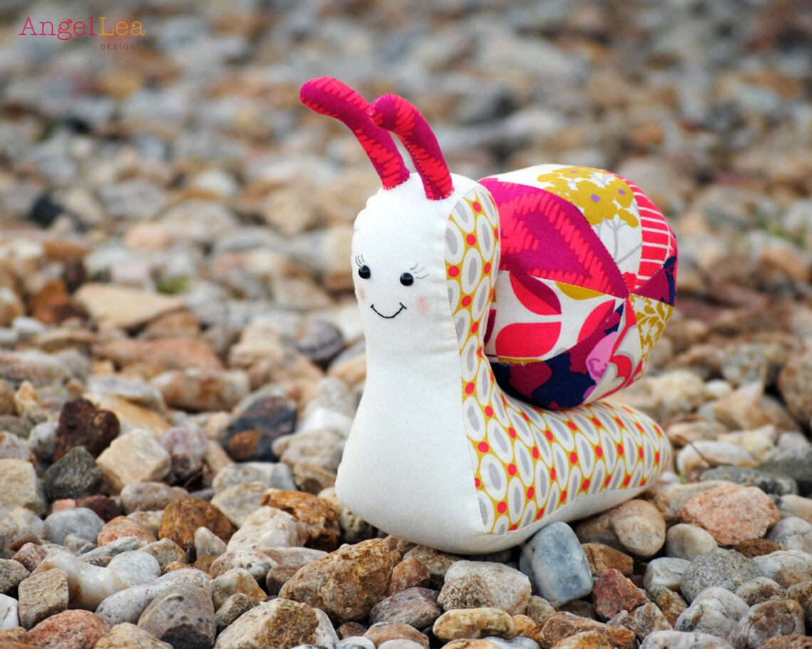 Snail Softie PDF Sewing Pattern Sandy the Snail Stuffed - Etsy