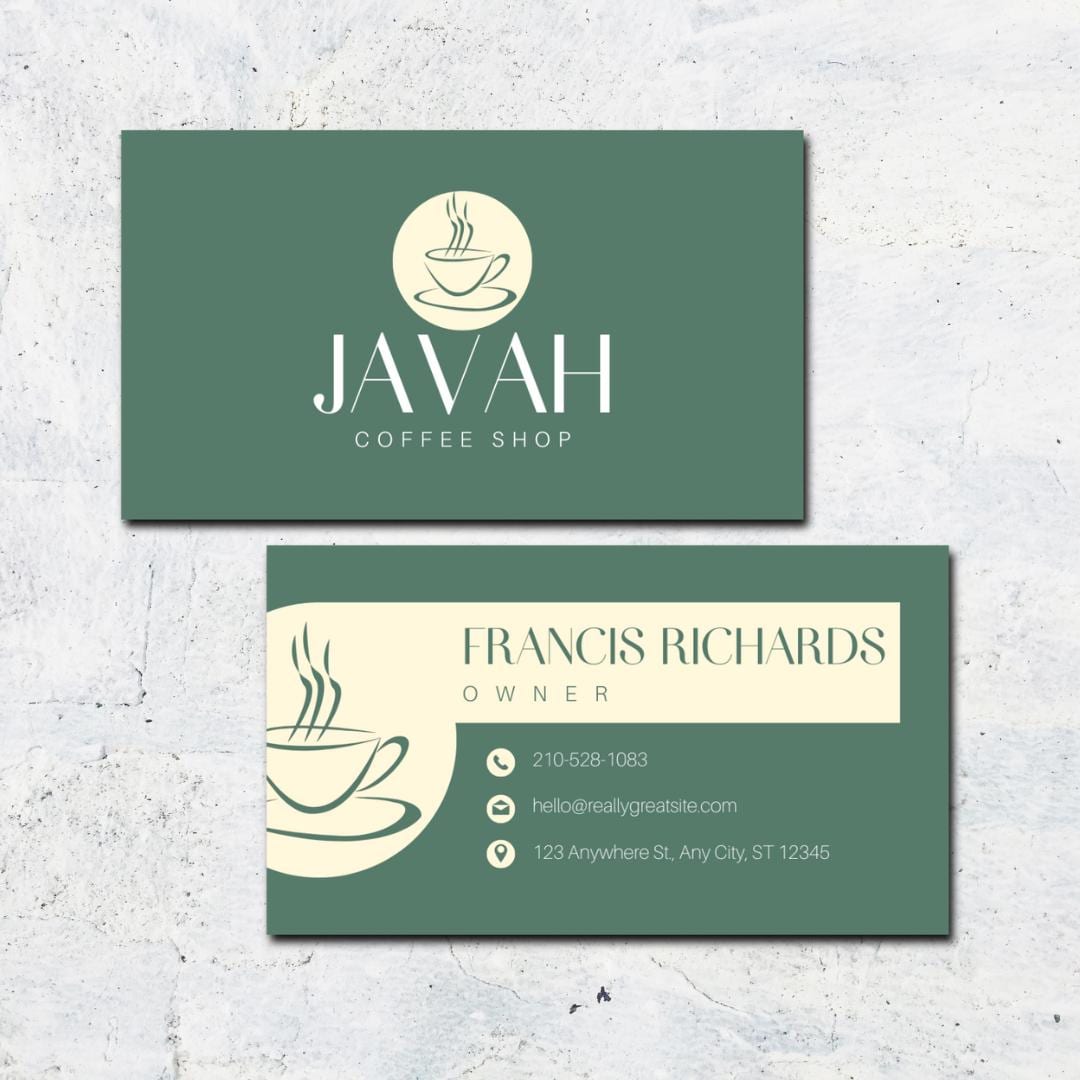 Shop Business Card Editable Template - Etsy