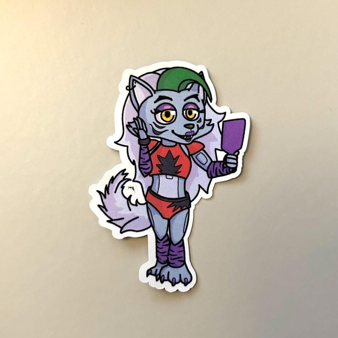 Roxanne/roxy Wolf Glossy Vinyl Sticker | Five Nights at Freddy's ...