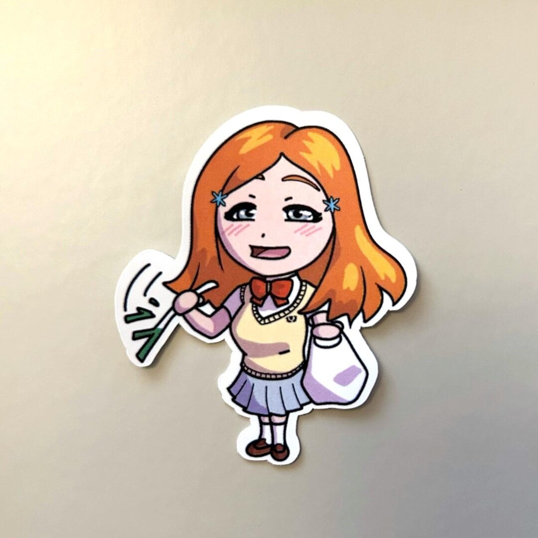 Orihime Inoue Glossy Vinyl Sticker | Bleach Anime | Unofficial, Fanmade ...