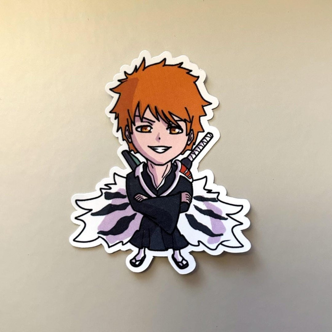 Ichigo Kurosaki Glossy Vinyl Sticker | Bleach Anime | Unofficial ...