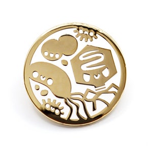 Microbiology Pin, Science Enamel Pin, Biology Enamel Pin, Cute Pin ...