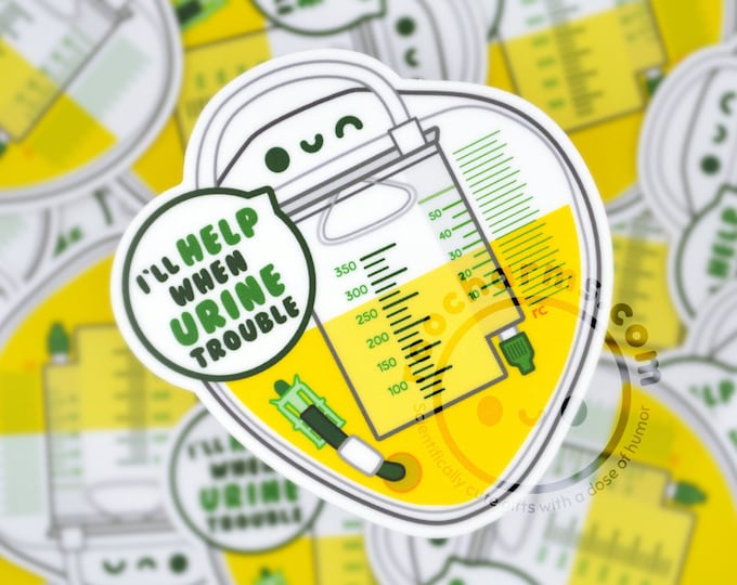 Naughty CAUTI Catheter Nursing/healthcare Sticker - Etsy